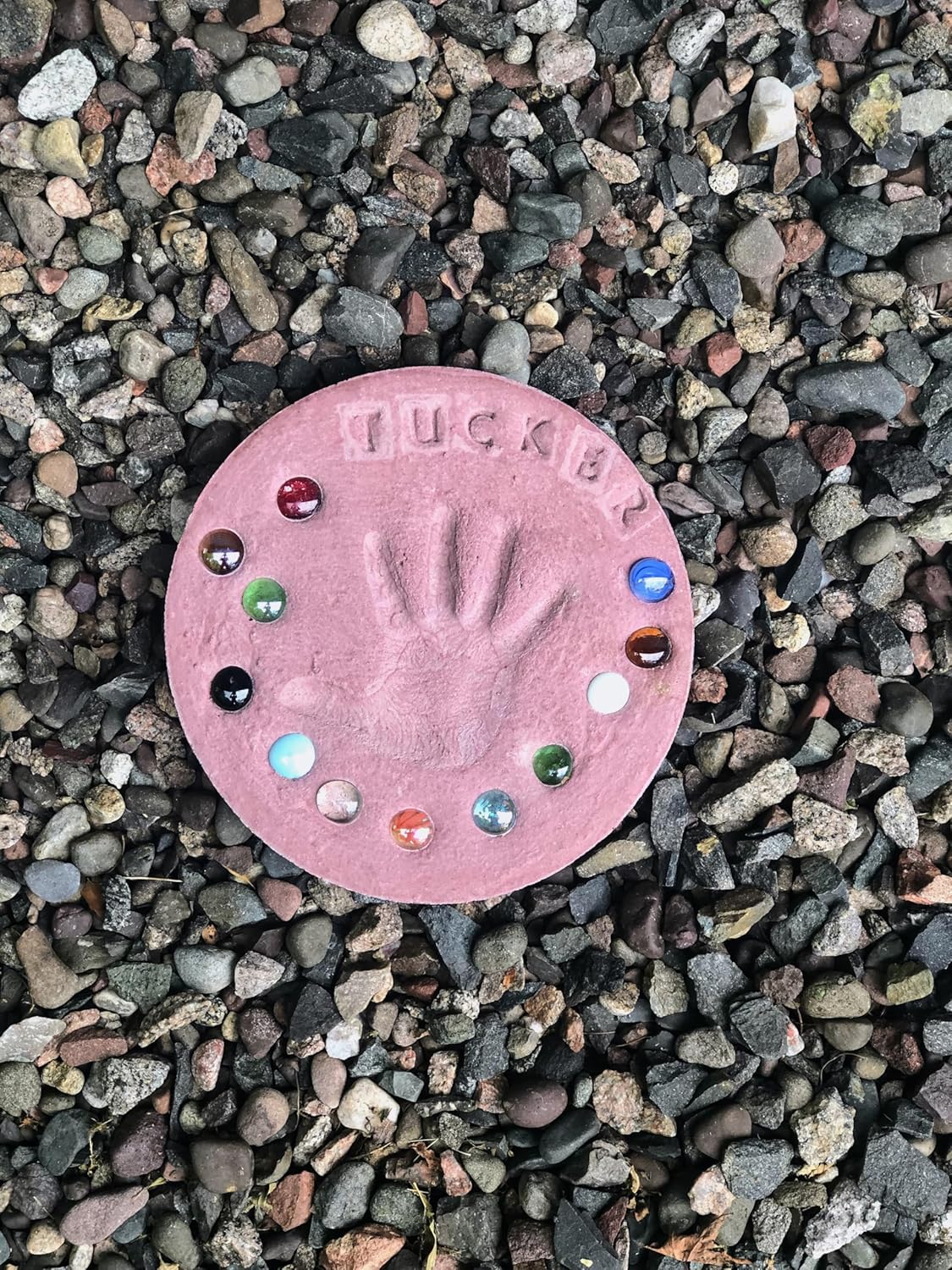 Amazon.com: DIY Stepping Stone Kit with Color Pigment, Handprint ...