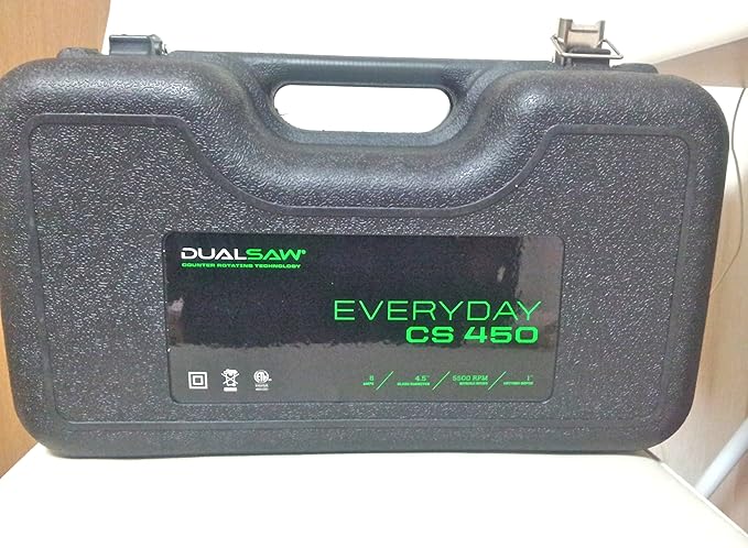 DUALSAW TwinCut Counter Rotating Saw CS 450 w Laser, Case, Vacuum ...