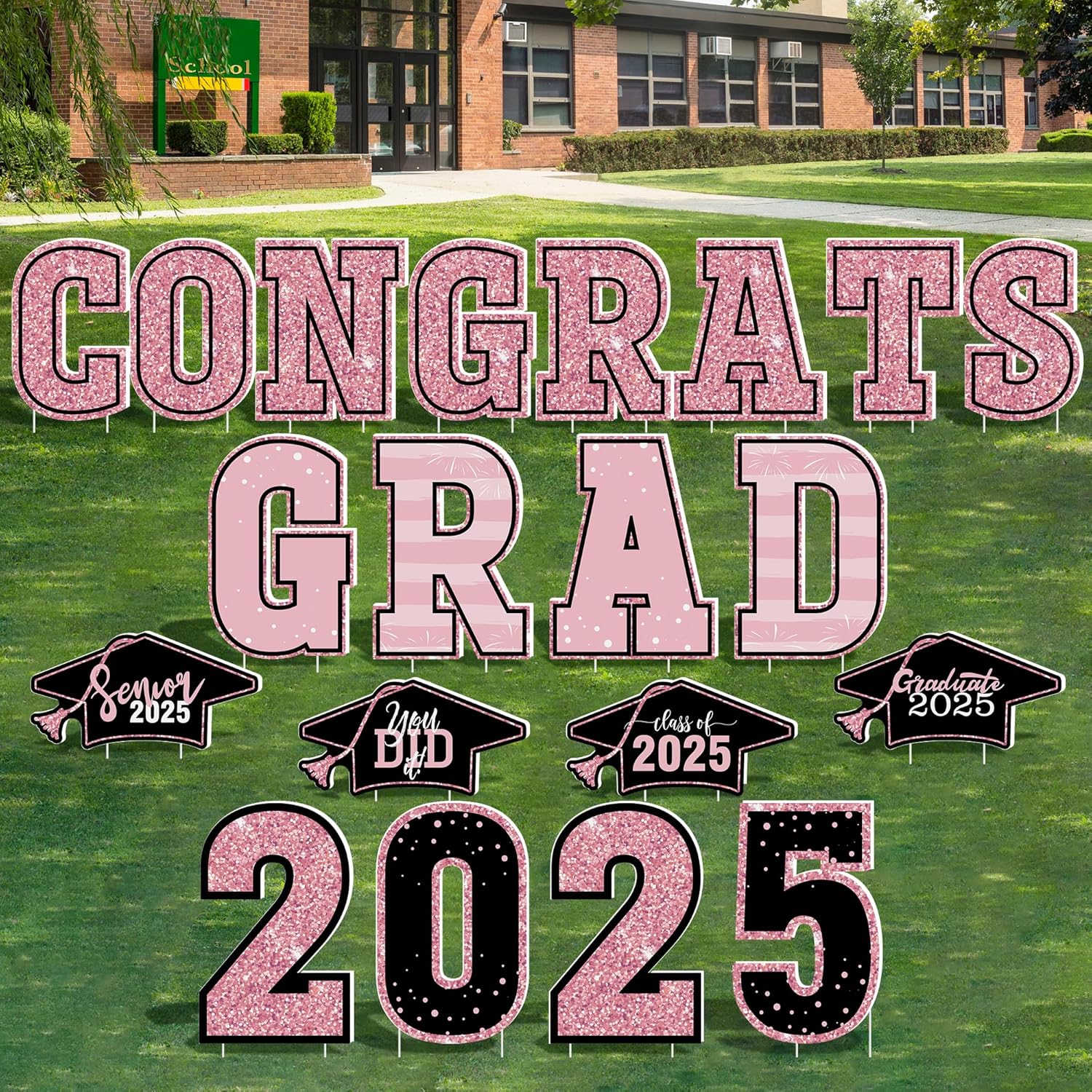 Amazon.com : 20 Pieces Graduation Yard Signs 2025, Class of 2025 ...
