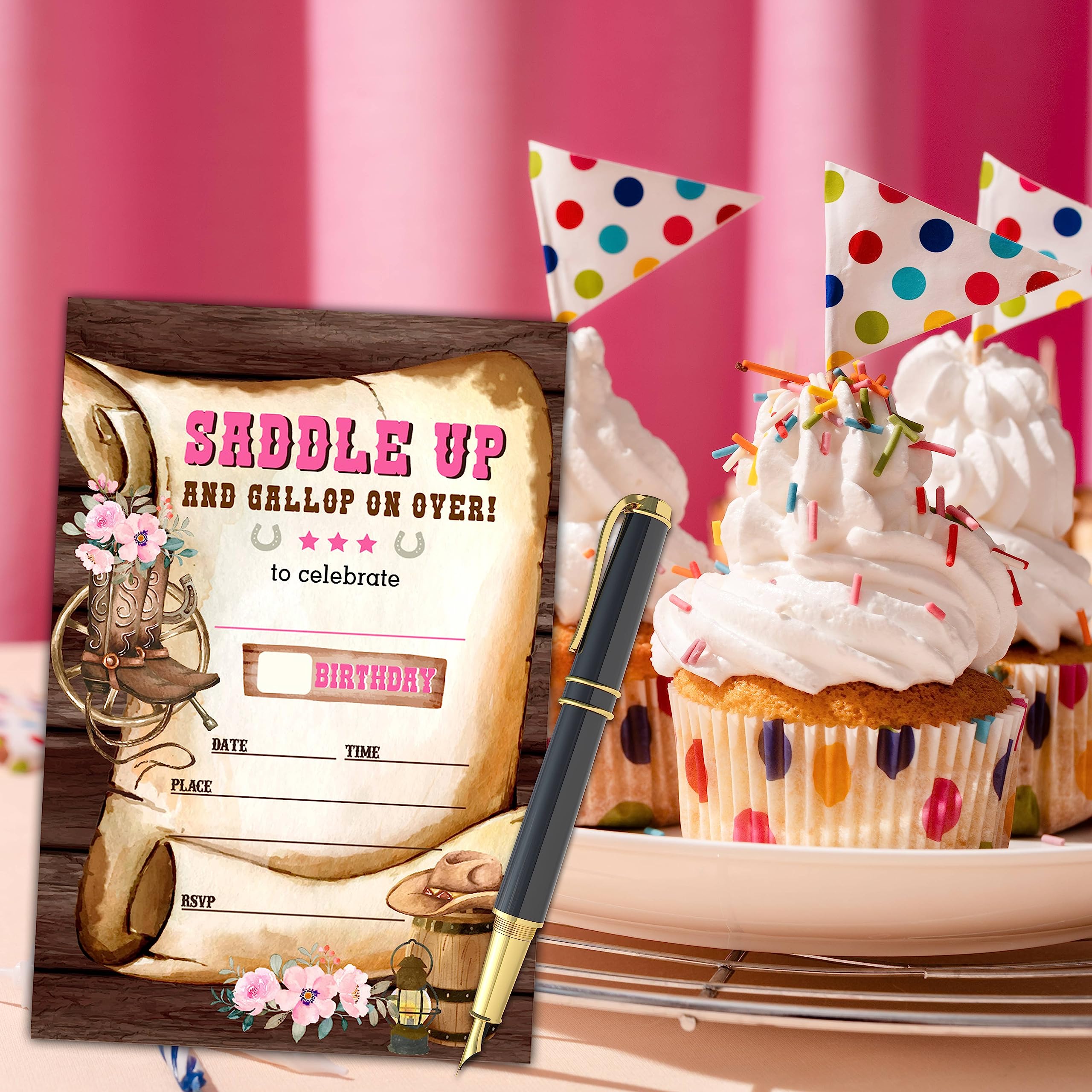 Wooden Western Party Invitations Hadley Designs 25 Pony Barn Birthday