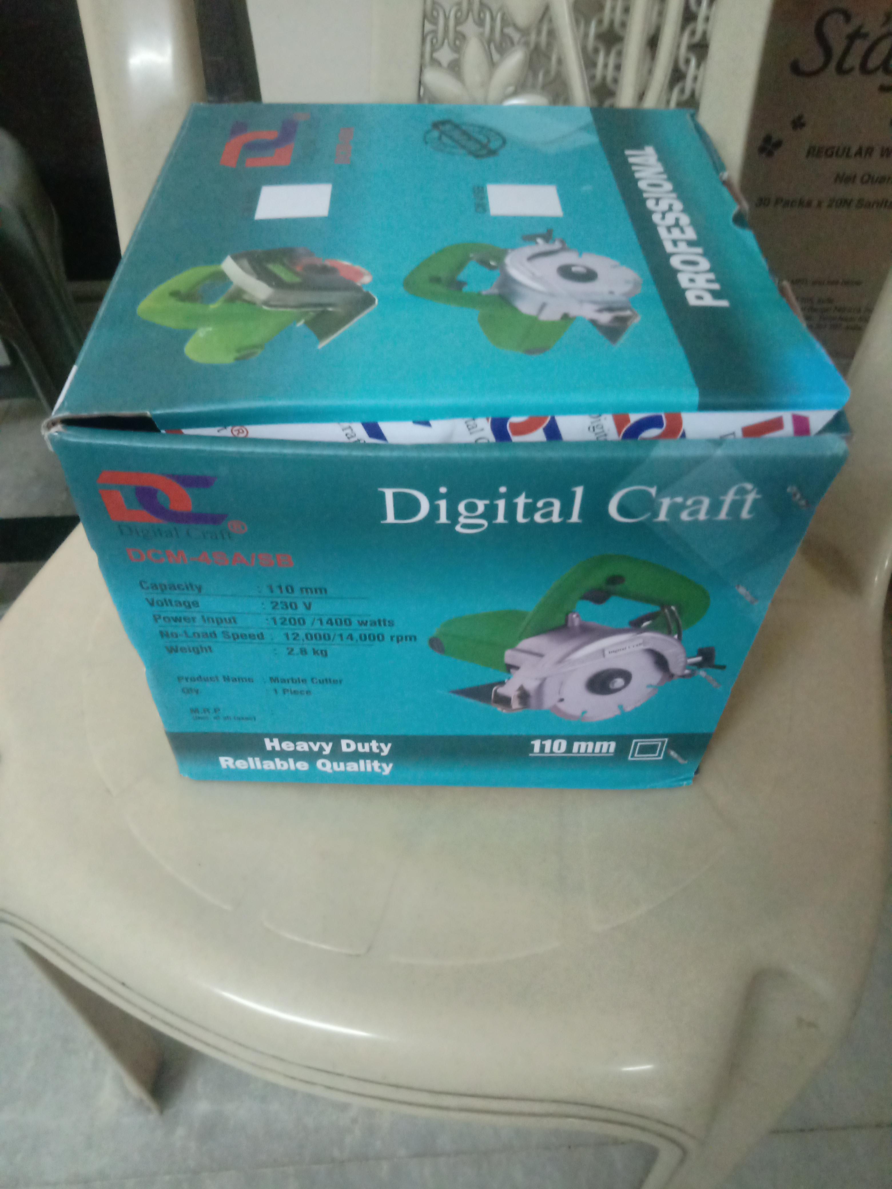 Digital Craft 1400W 11000 RPM Powerful Cutting Machine For Wood/Marble ...