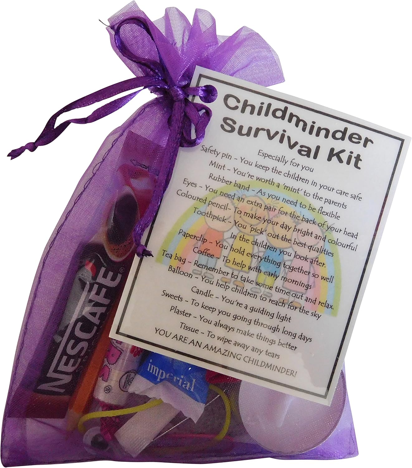 Amazon.com: Childminder Survival Kit Gift (Great small token gift to ...