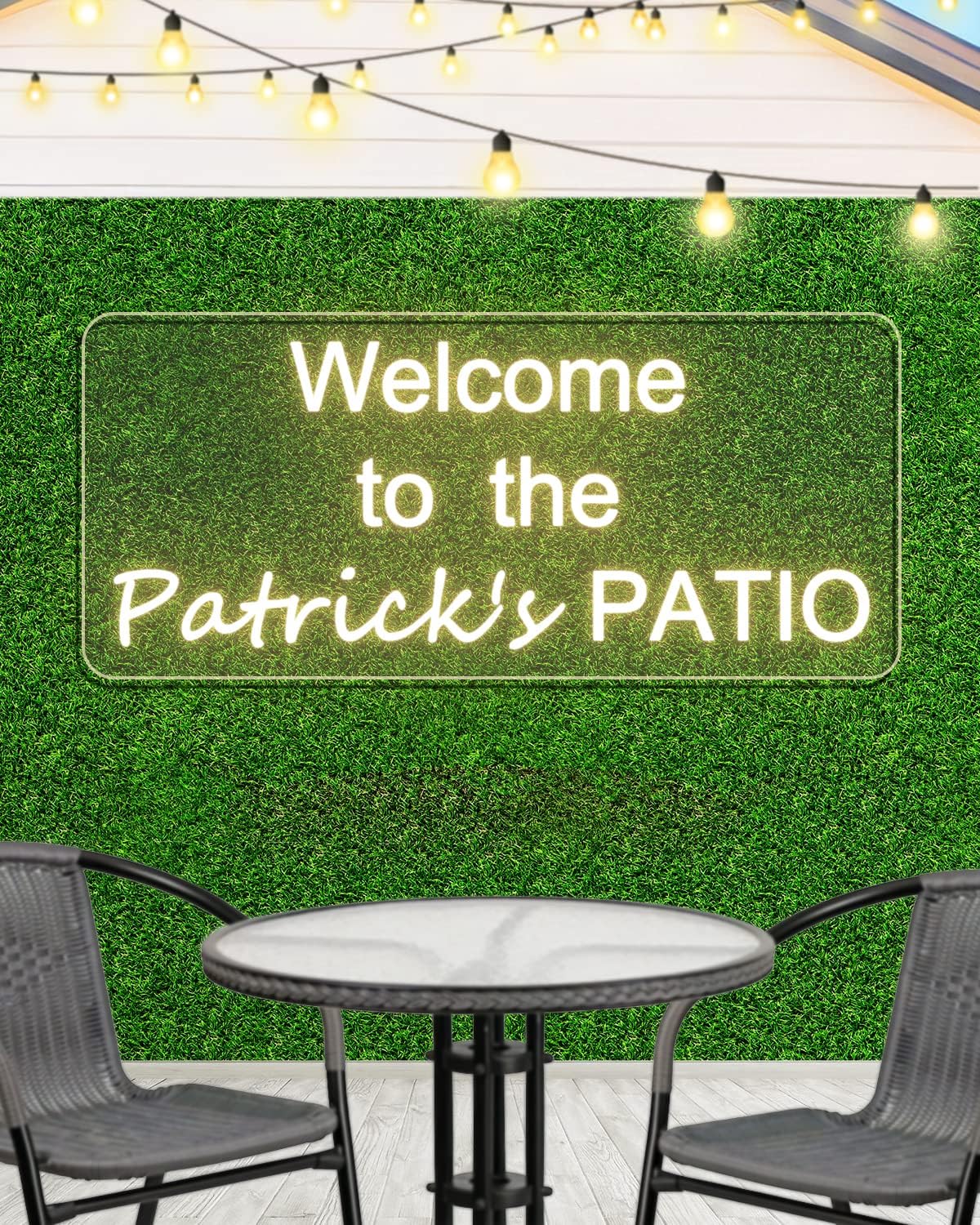 Outdoor Neon Sign Waterproof Customizable for Yard, Patio, Business ...