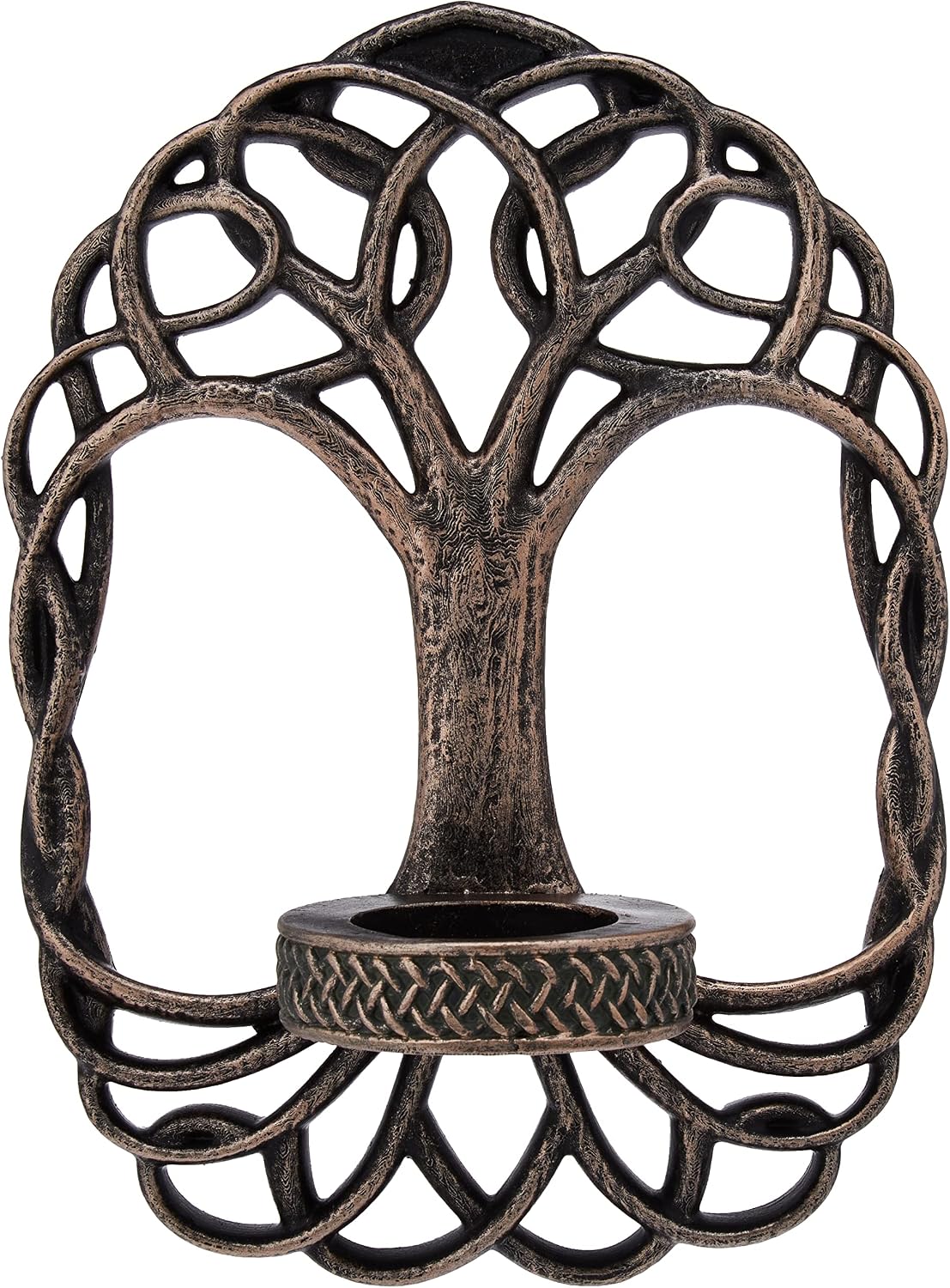 Nemesis Now D2415G6 Tree of Life Candle Candle Holder 23cm Bronze ...