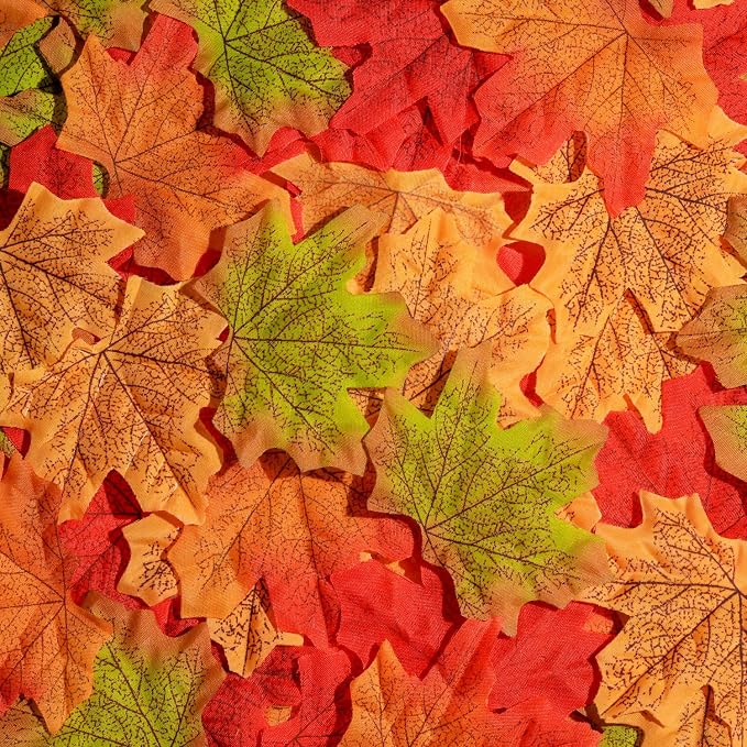 Amazon.com: SITUMEIZI 200 PCS Fall Decoration for Home Fall Leaves Fake ...