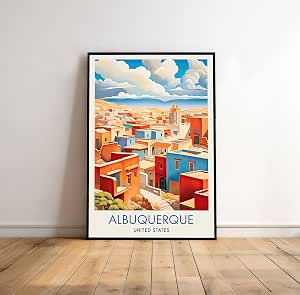 Amazon.com: Albuquerque Poster, New Mexico Poster, Albuquerque Print ...