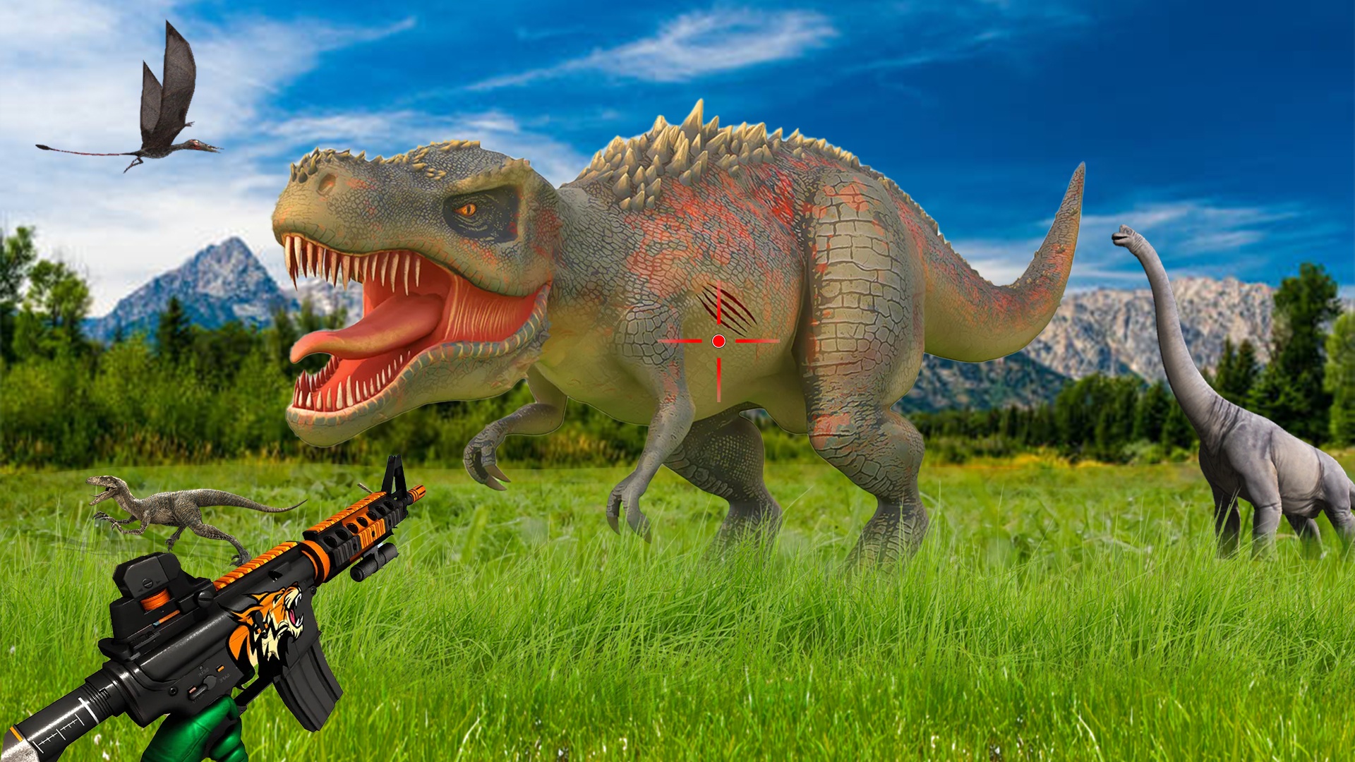 Real Dino FPS Hunting Game 3d wild dinosaur hunter simulator - App on ...