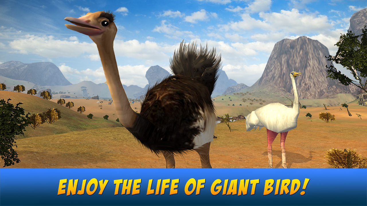 Ostrich Simulator 3D: Wild Bird Evolution | Clan of Birds Animal Dash ...