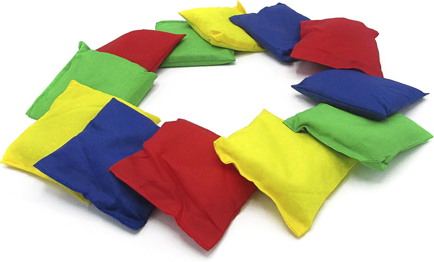 Amazon.com: Mega 6 Pack Nylon Fun Bean Bags - Sports Carnival Bean ...