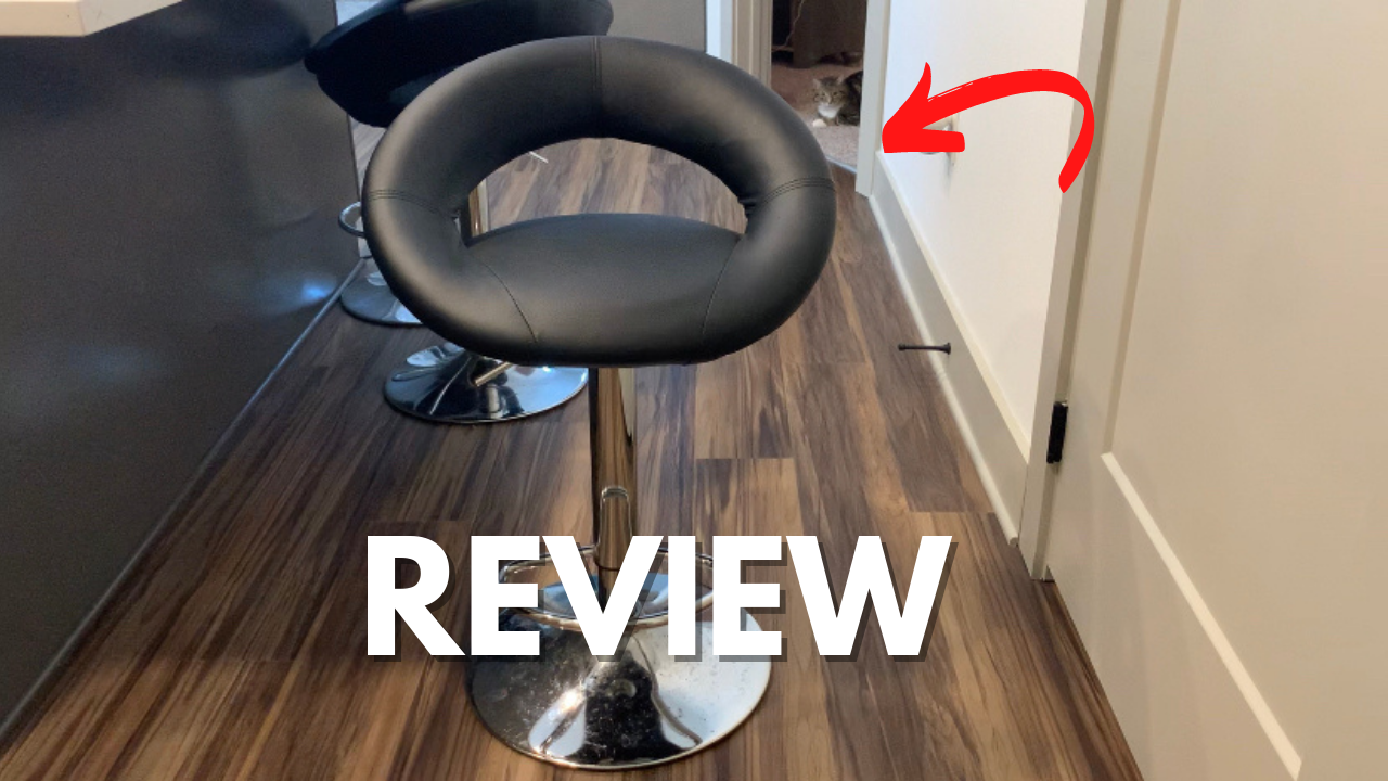 Watch Vogue Furniture Direct - Adjustable Bar Stools Review on Amazon Live