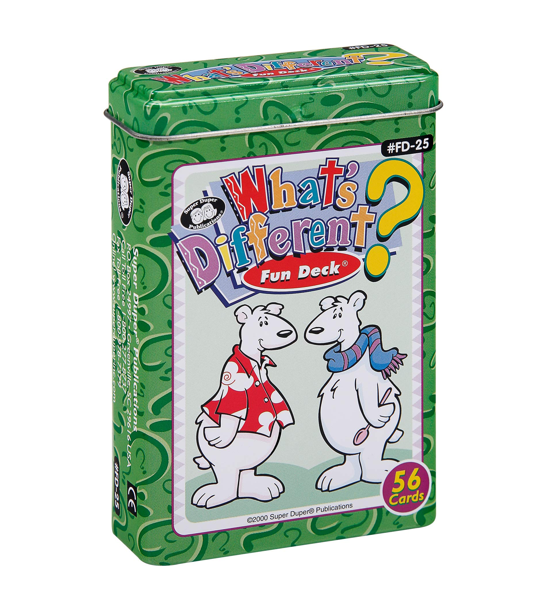 Amazon.com: Super Duper Publications | What's Different? Fun Deck Flash ...