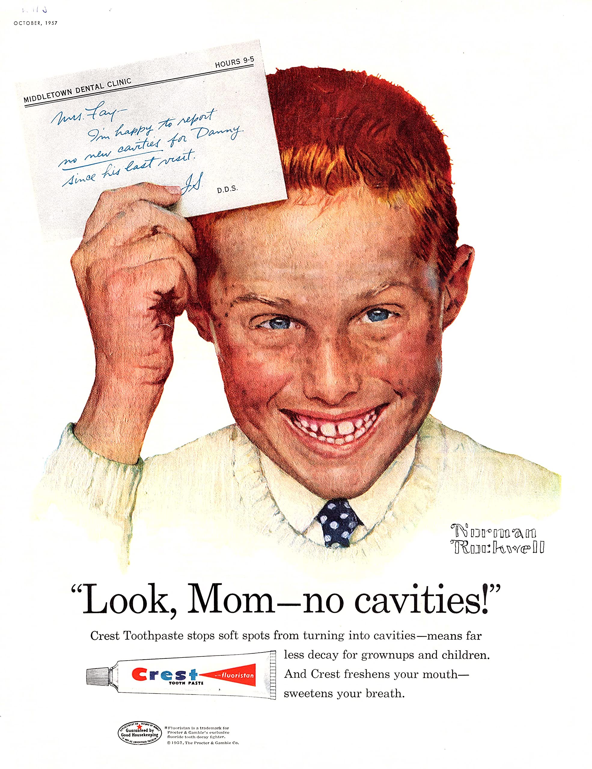 Crest Toothpaste Print Ad