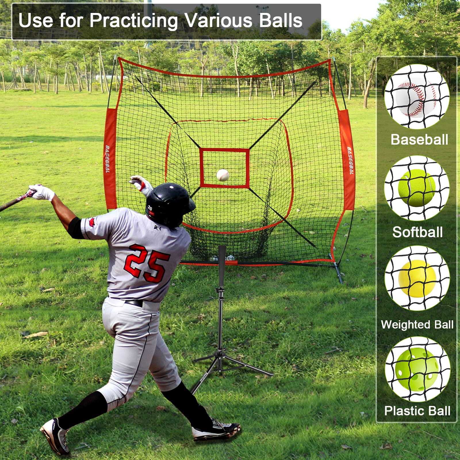 Snapklik.com : BaseGoal 77 Baseball Softball Practice Net,Baseball ...