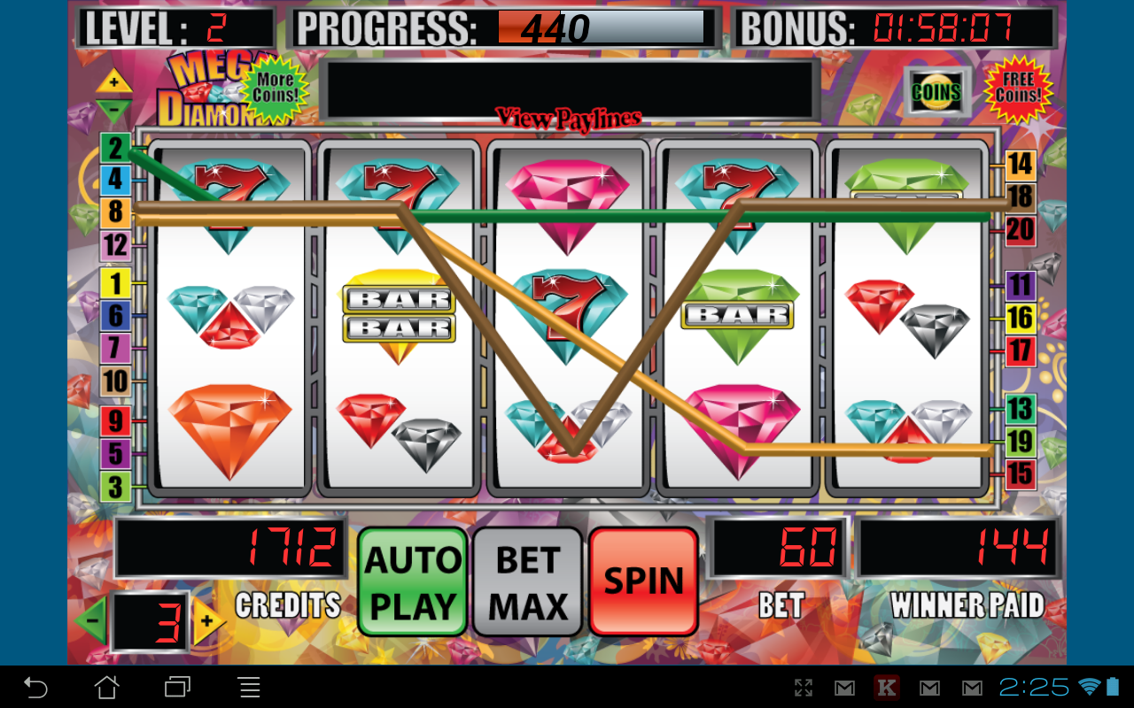 Mega Diamonds Slot Machine - App on Amazon Appstore