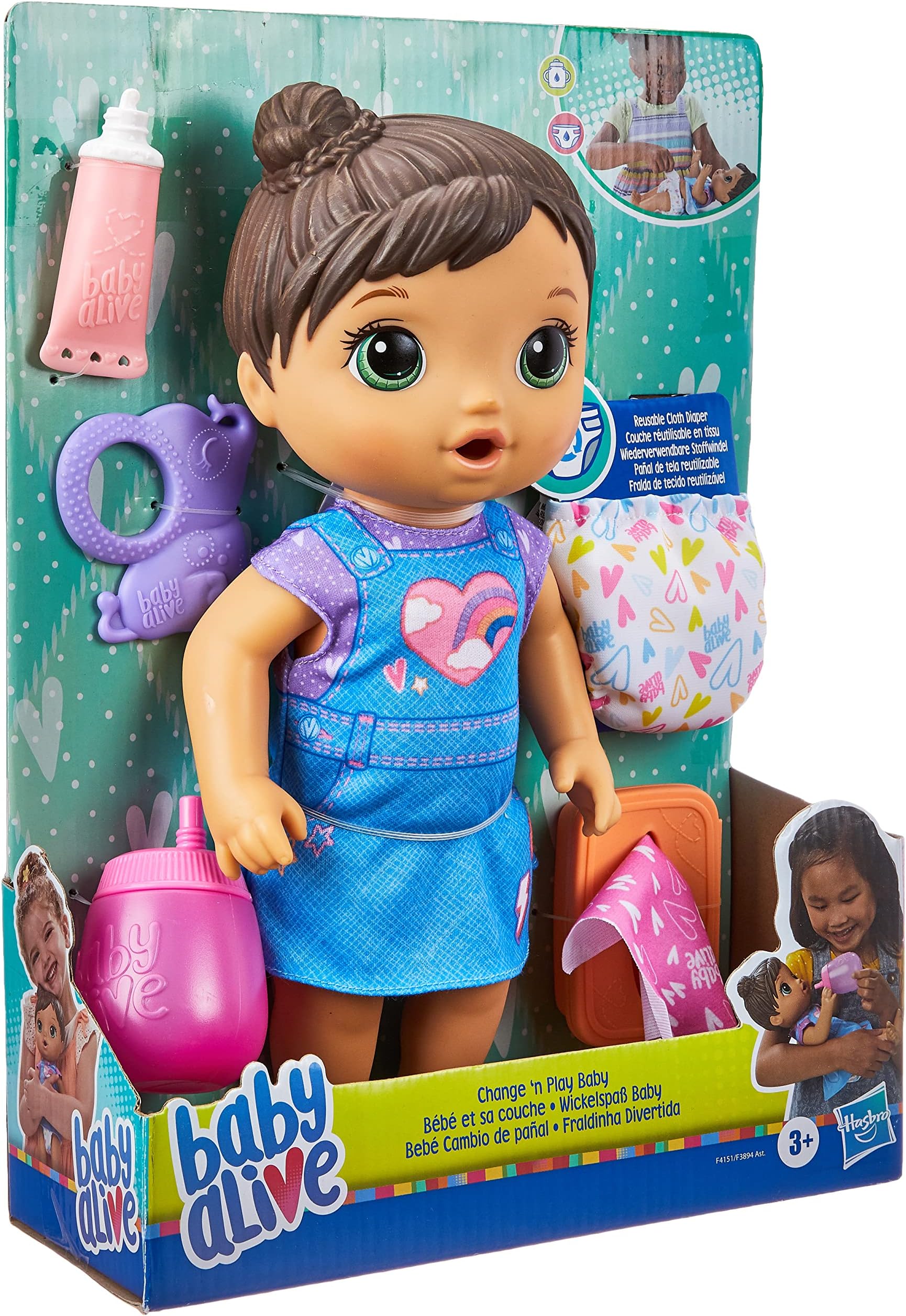 Baby Alive Sweet Spoonfuls Baby Doll Girl - Blonde Straight Hair ...