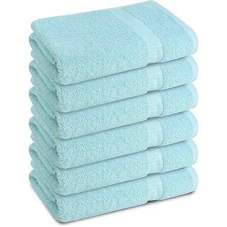 Amazon.com: Simpli-Magic Cotton Set, Bath Towels, Pink, 24 x 46 Inches ...