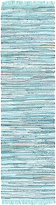 Amazon.com: Safavieh Rag Rug Collection RAR240A Handmade Boho Stripe ...