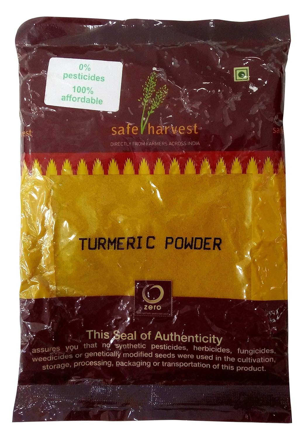 Safe Harvest Turmeric Powder, 100g Pack : Amazon.in: Grocery & Gourmet ...