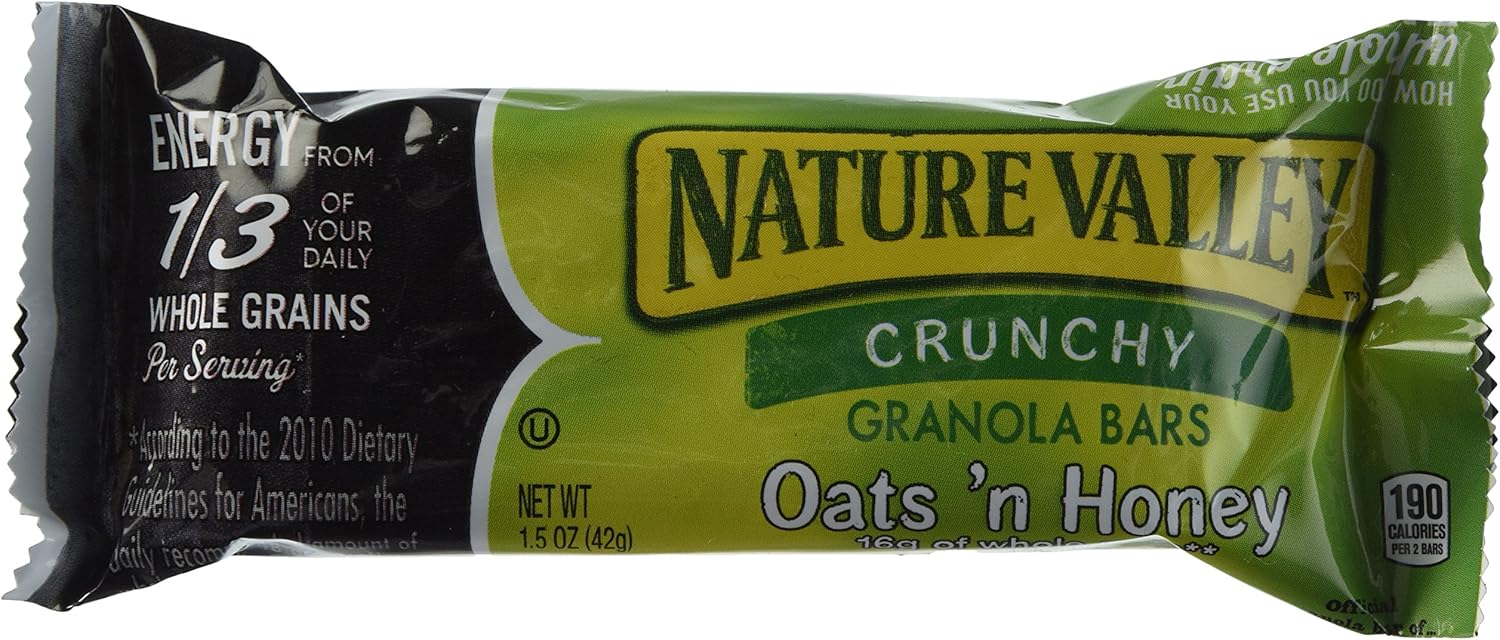 Nature Valley Crunchy Granola Bars, Honey & Oat, 49 ct : Amazon.co.uk ...