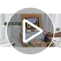 Amazon.com: ANBOXIT Folding Bamboo Tabletop Easel, 19.7" x 14.2" Base ...
