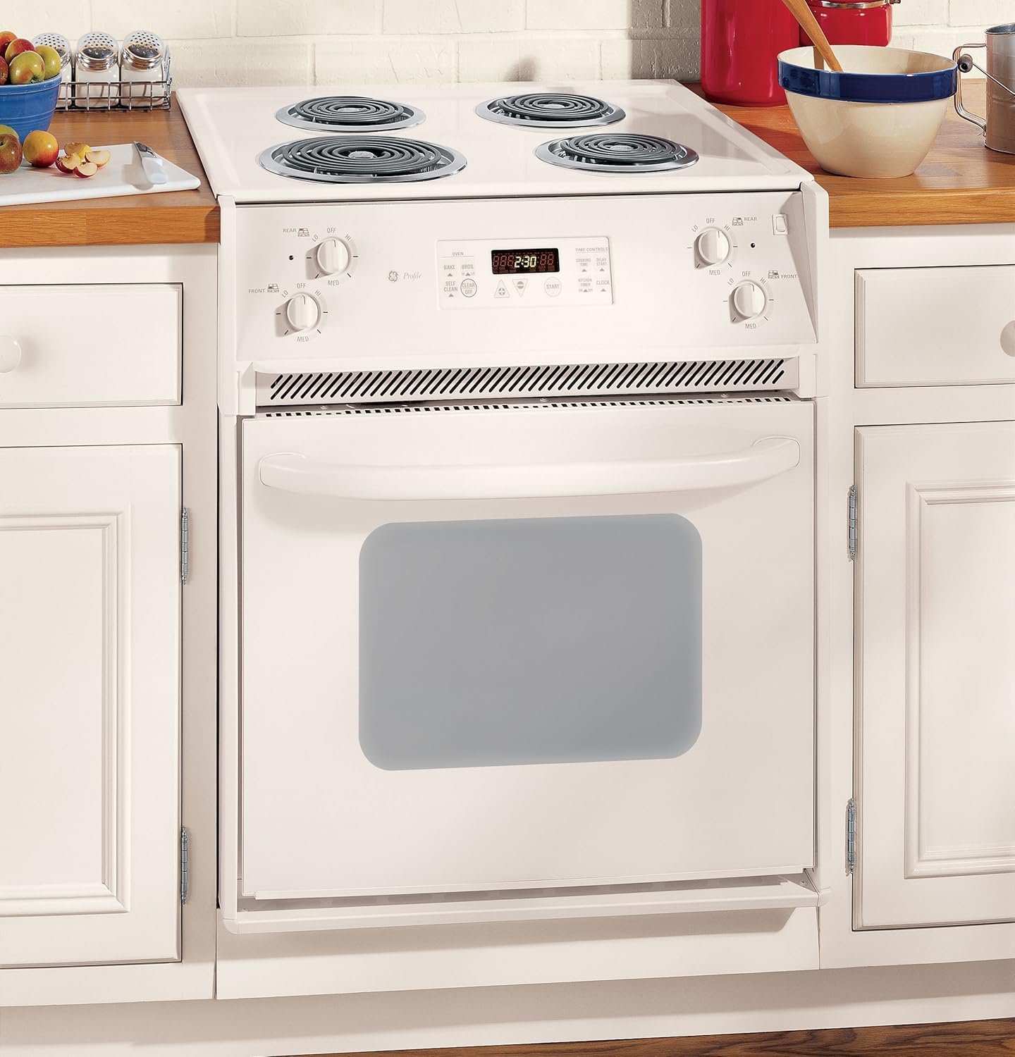 Amazon.com: GE JMP31CLCC Profile 27" Bisque Electric Coil Range ...