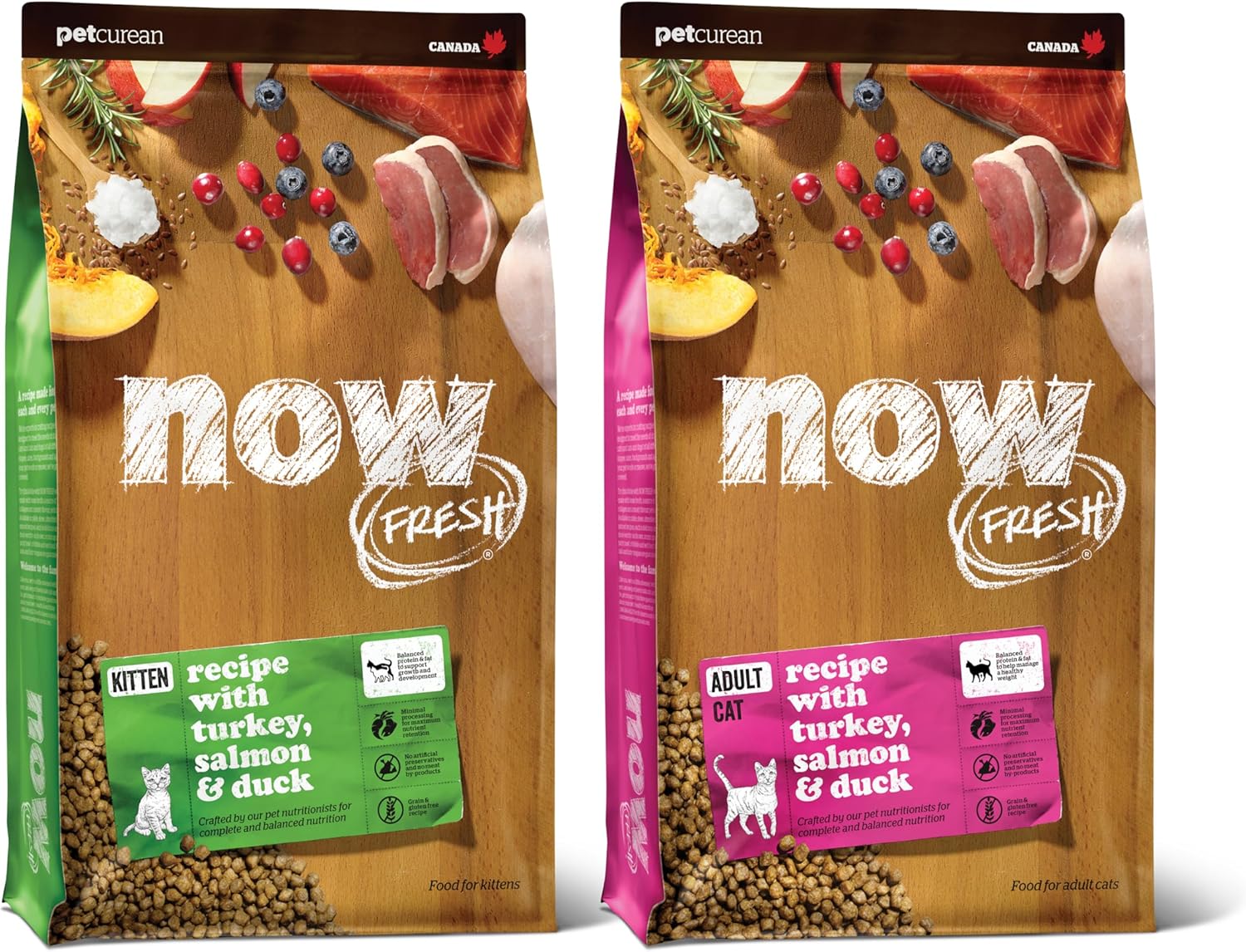 Amazon.com : Now Fresh Dry Cat Food for Kittens, Turkey, Salmon and ...