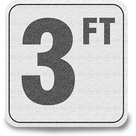 Amazon.com: 3 FT - Adhesive Swimming Pool Depth Marker Sticker - 6 In x ...