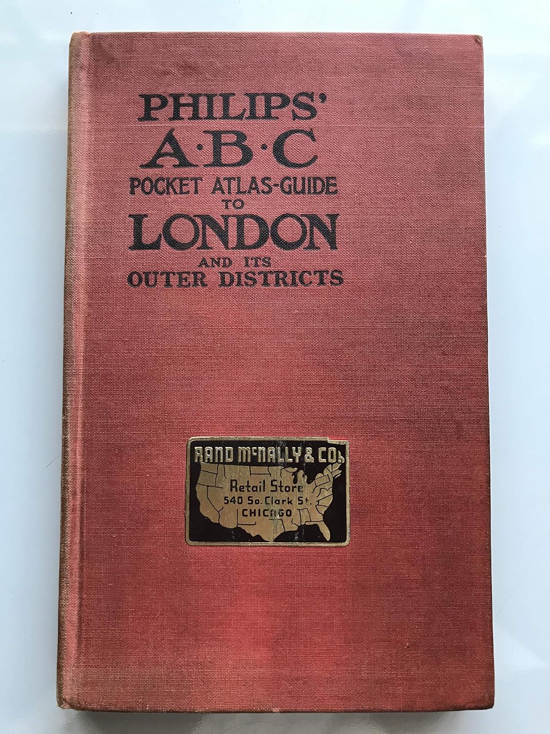 Philips' A.B.C. Pocket Atlas-Guide to London and its Outer Districts ...