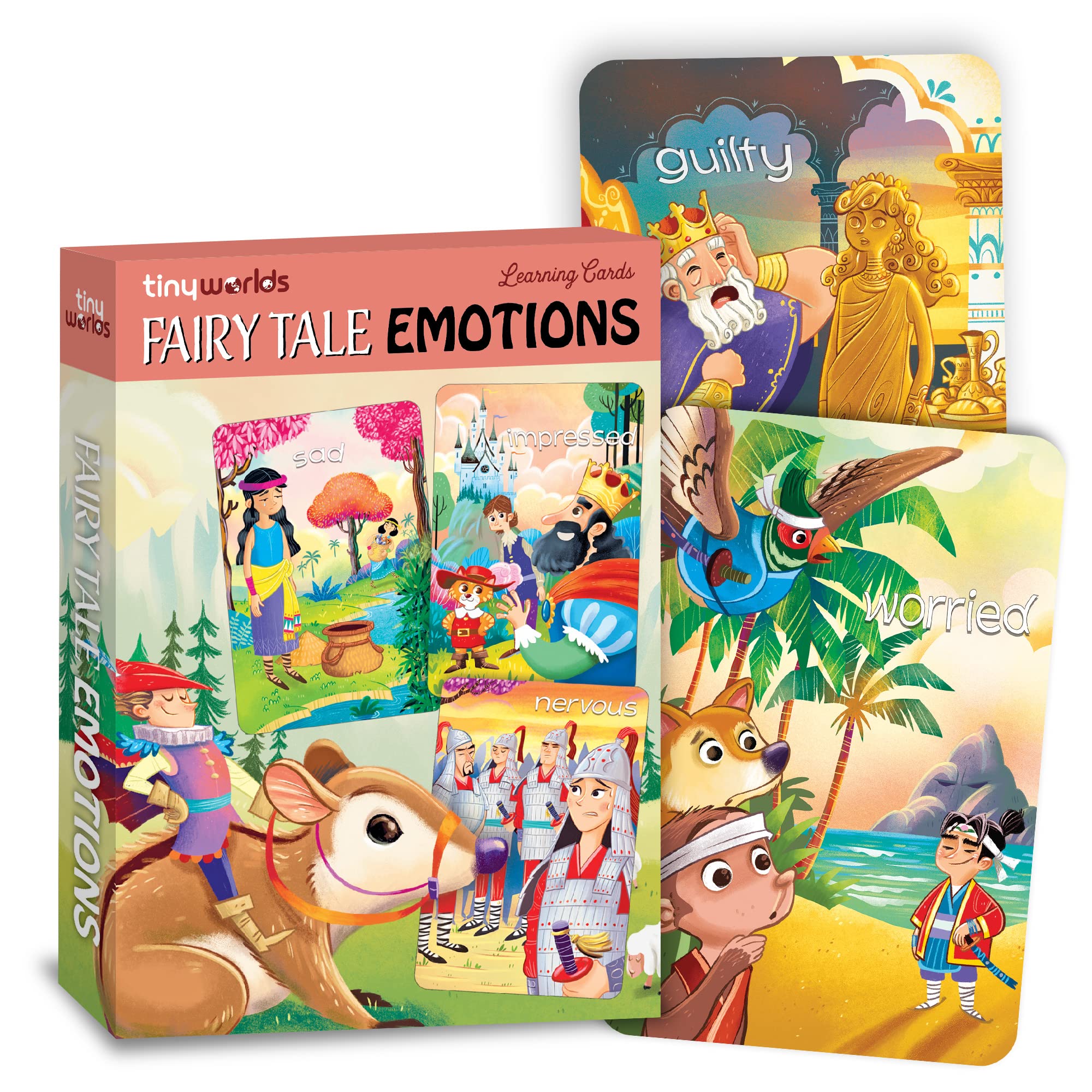 Amazon.com: Tiny Worlds: Emotions and Feelings Cards, Chart, Fairy Tale ...