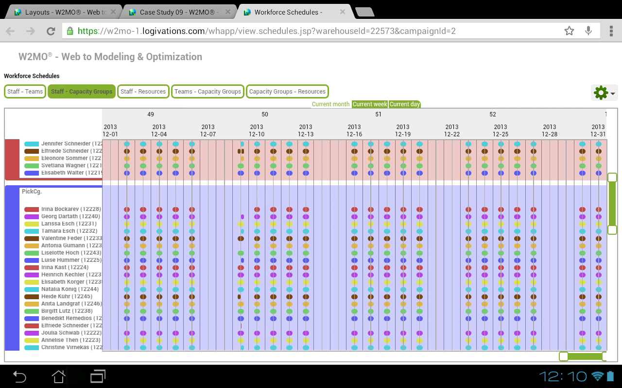 Aplicación W2MO: Logistics Design, Optimization, WMS, 3D en Amazon Appstore