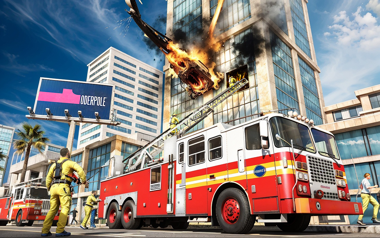FireFighter Truck Driving Game : FireFighter Rescue Game-Amazonアプリストアのアプリ