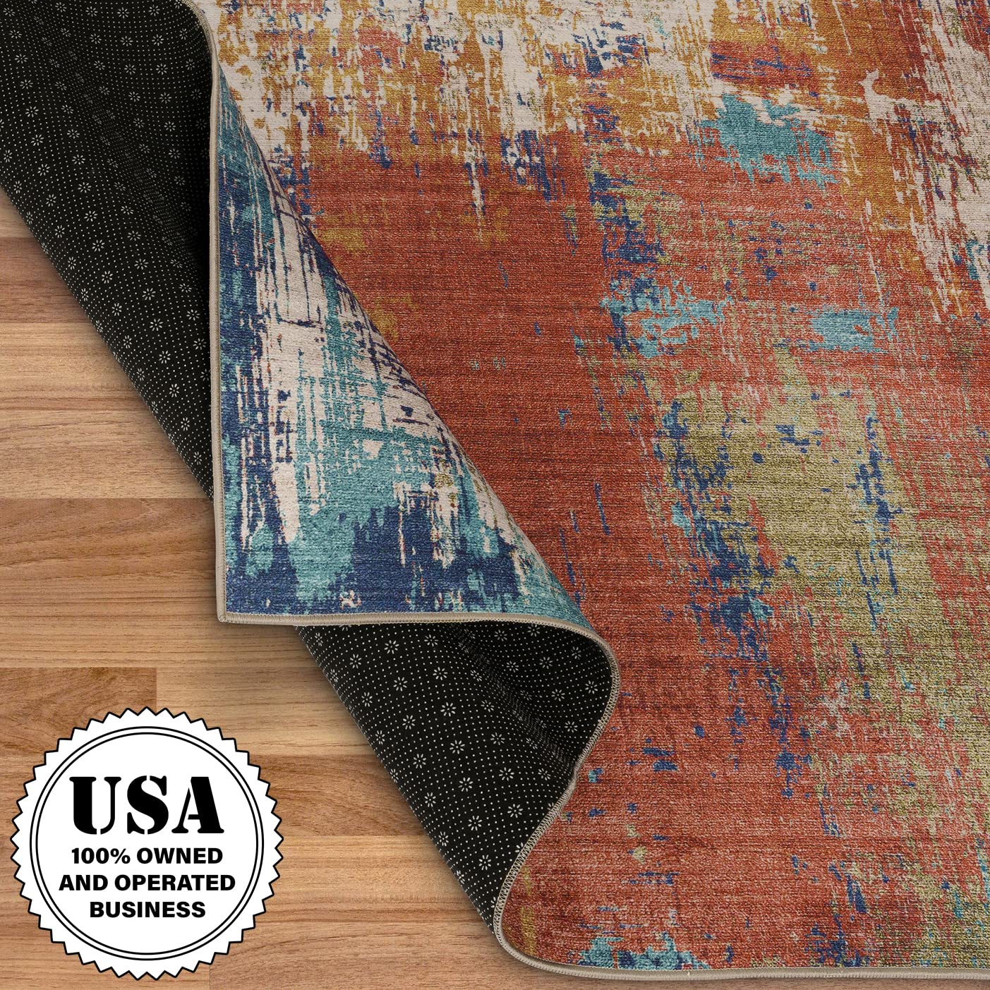 ReaLife Machine Washable Rug - Stain Resistant, Non-Shed - Eco-Friendly ...
