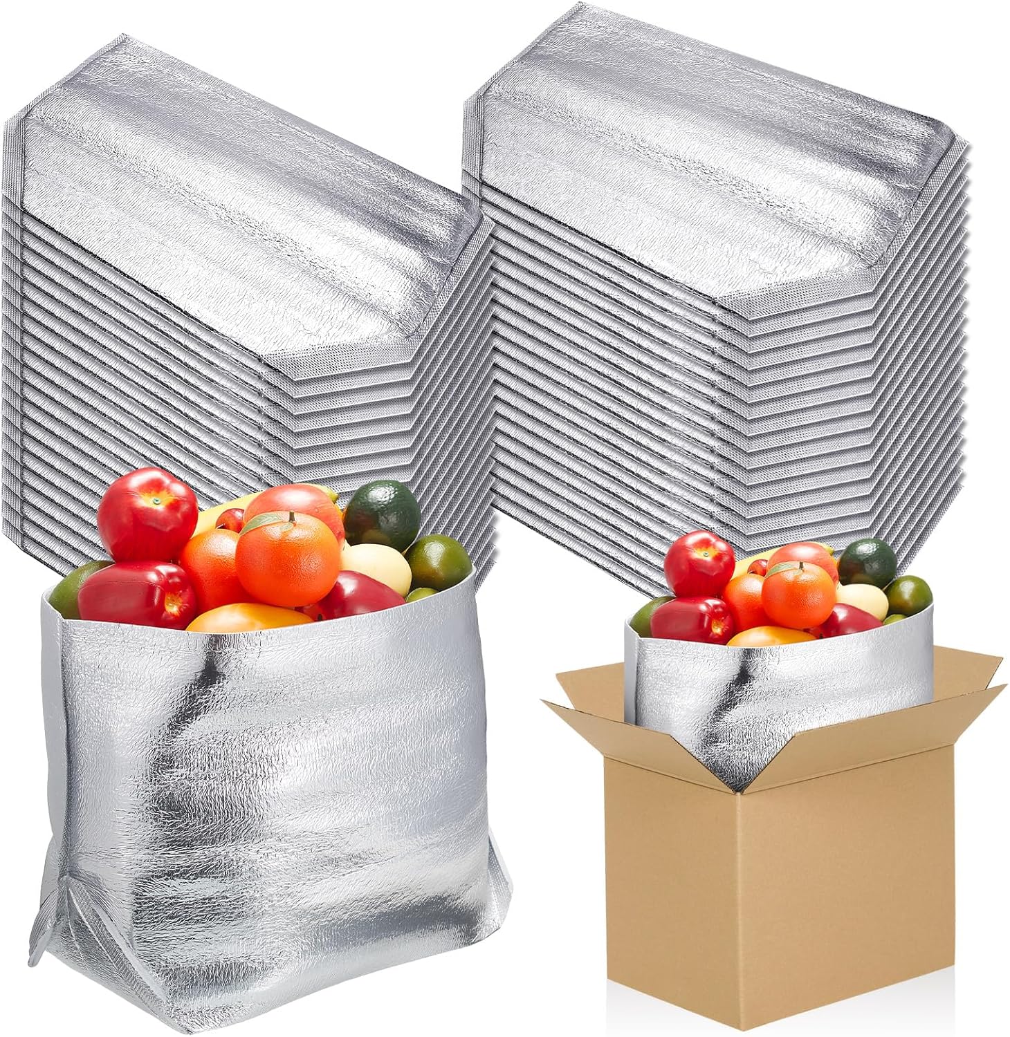 Amazon.com: meekoo 30 Pcs Insulated Box Liners for Shipping 13 x 8.5 x ...