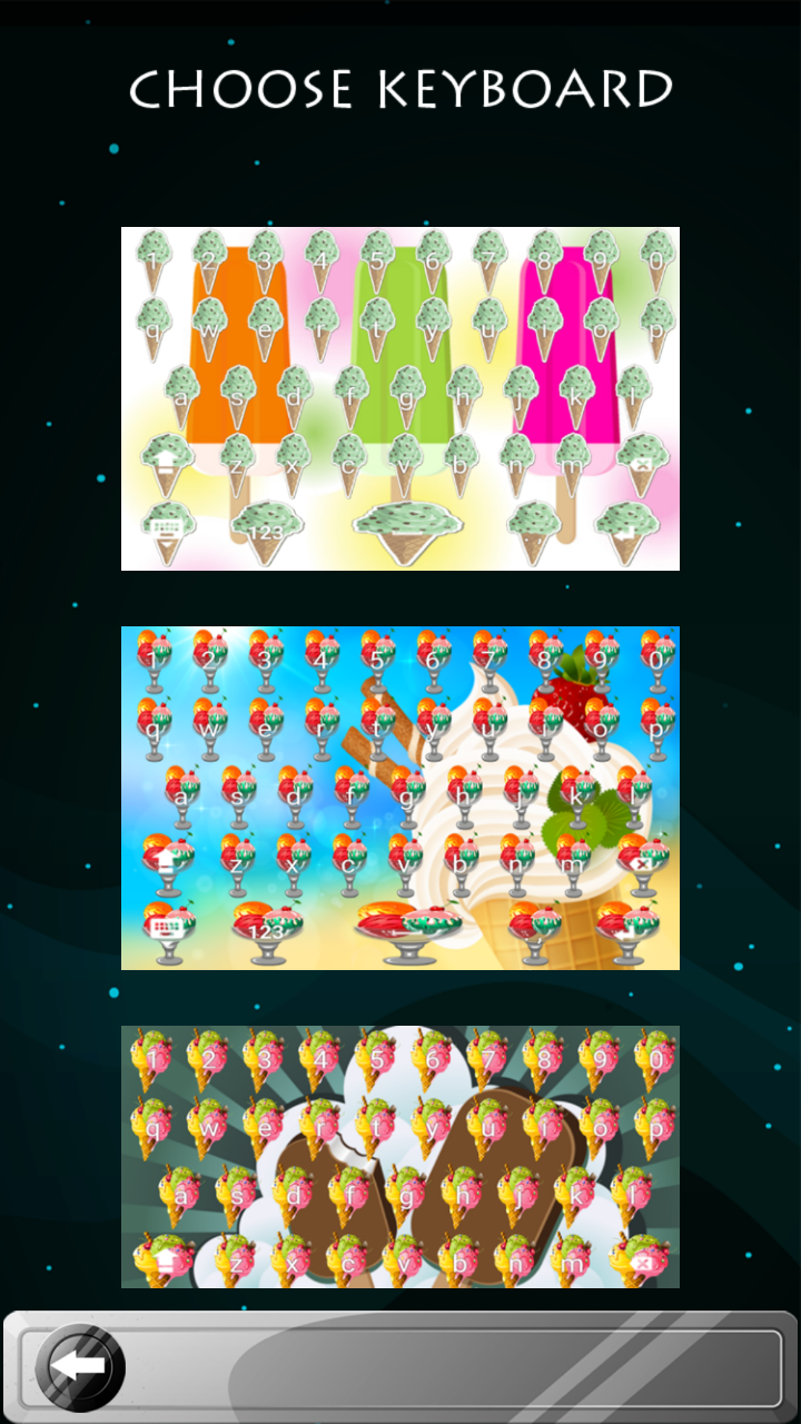 Ice Cream Keyboards - App on the Amazon Appstore