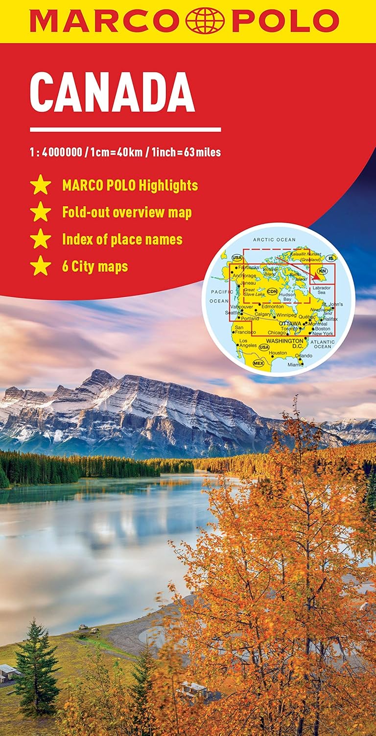 Buy Canada Marco Polo Map (Marco Polo Maps) Book Online at Low Prices ...