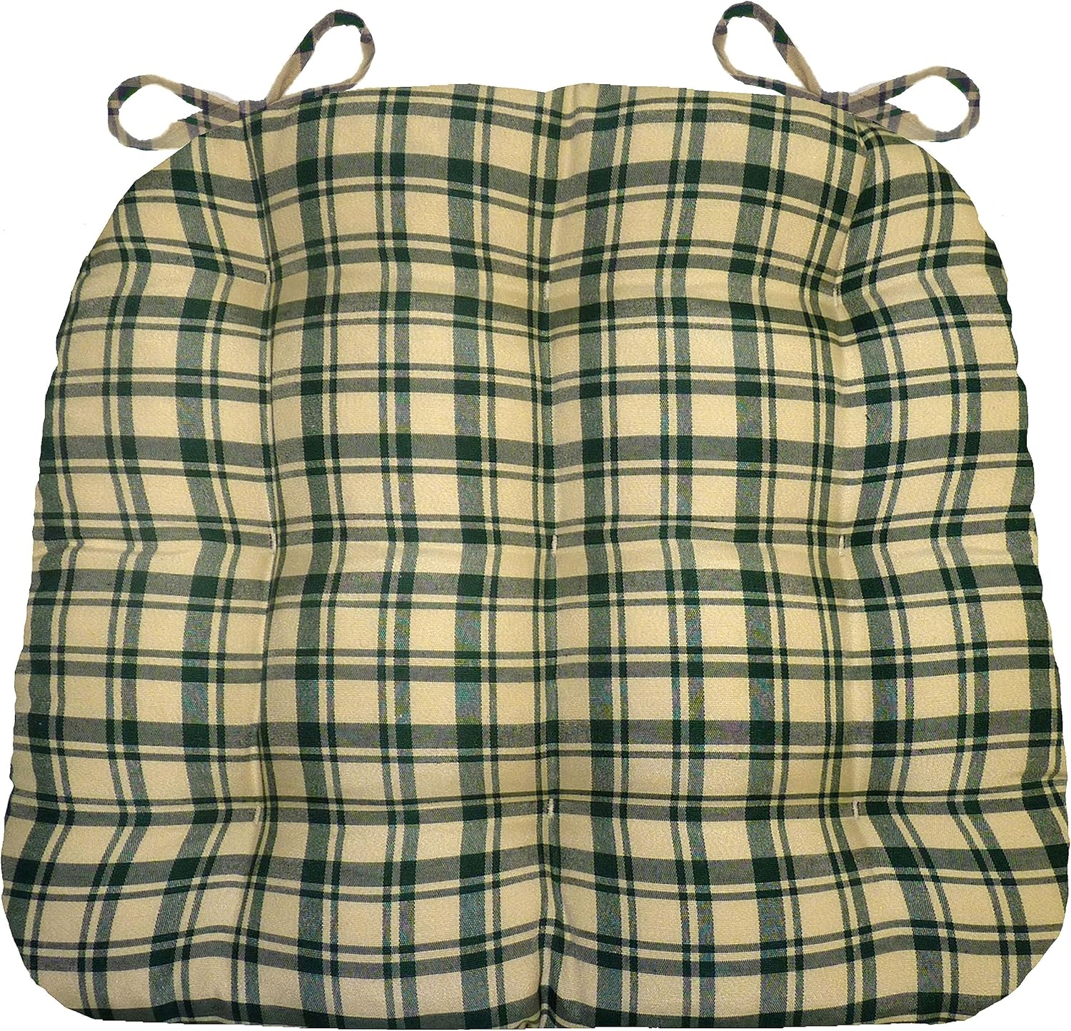 Amazon.com: Barnett Home Decor Dining Chair Pad with Ties Montgomery ...