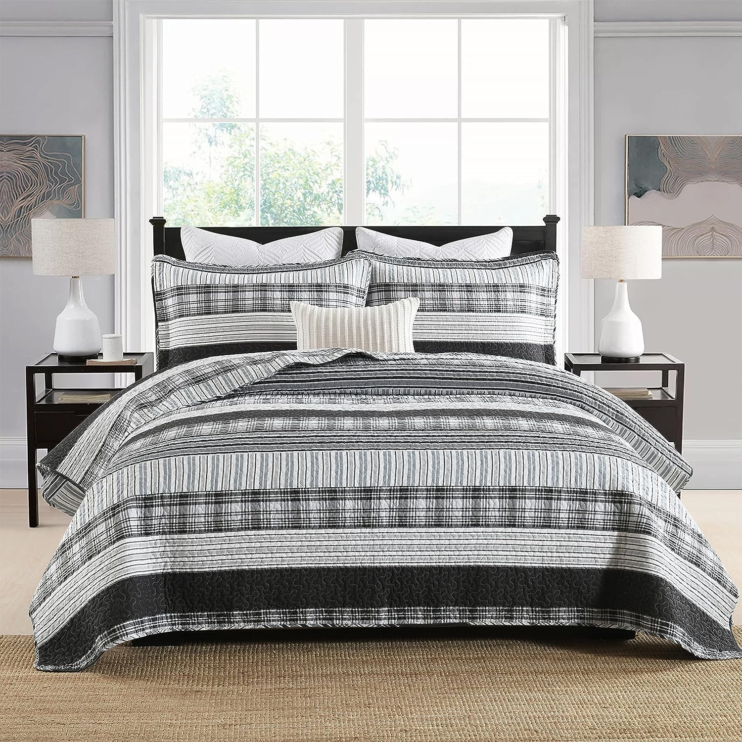 Amazon.com: DUOHONG Quilts Queen Size - Queen Quilt Bedspread Sets, 100 ...