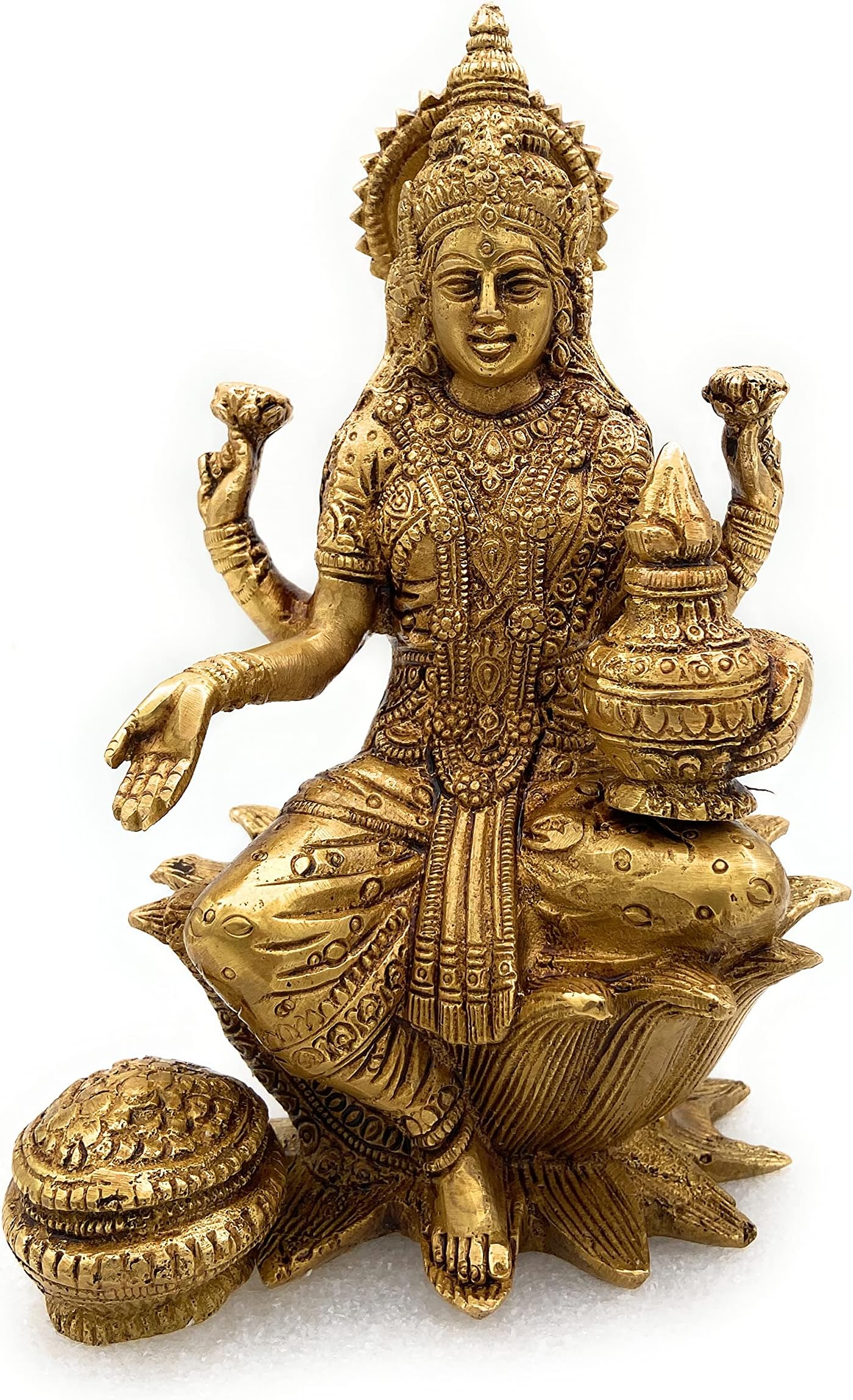 Buy Amazon Brand - Umi Lakshmi Statue | Murti | Goddess Maha Laxmi ...