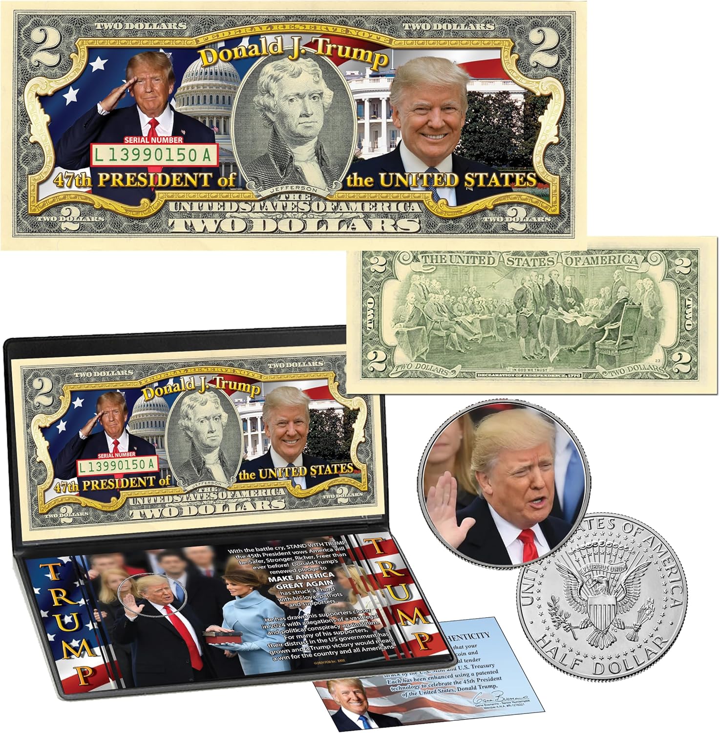 Amazon.com: The President Donald Trump Official Colorized Coin ...