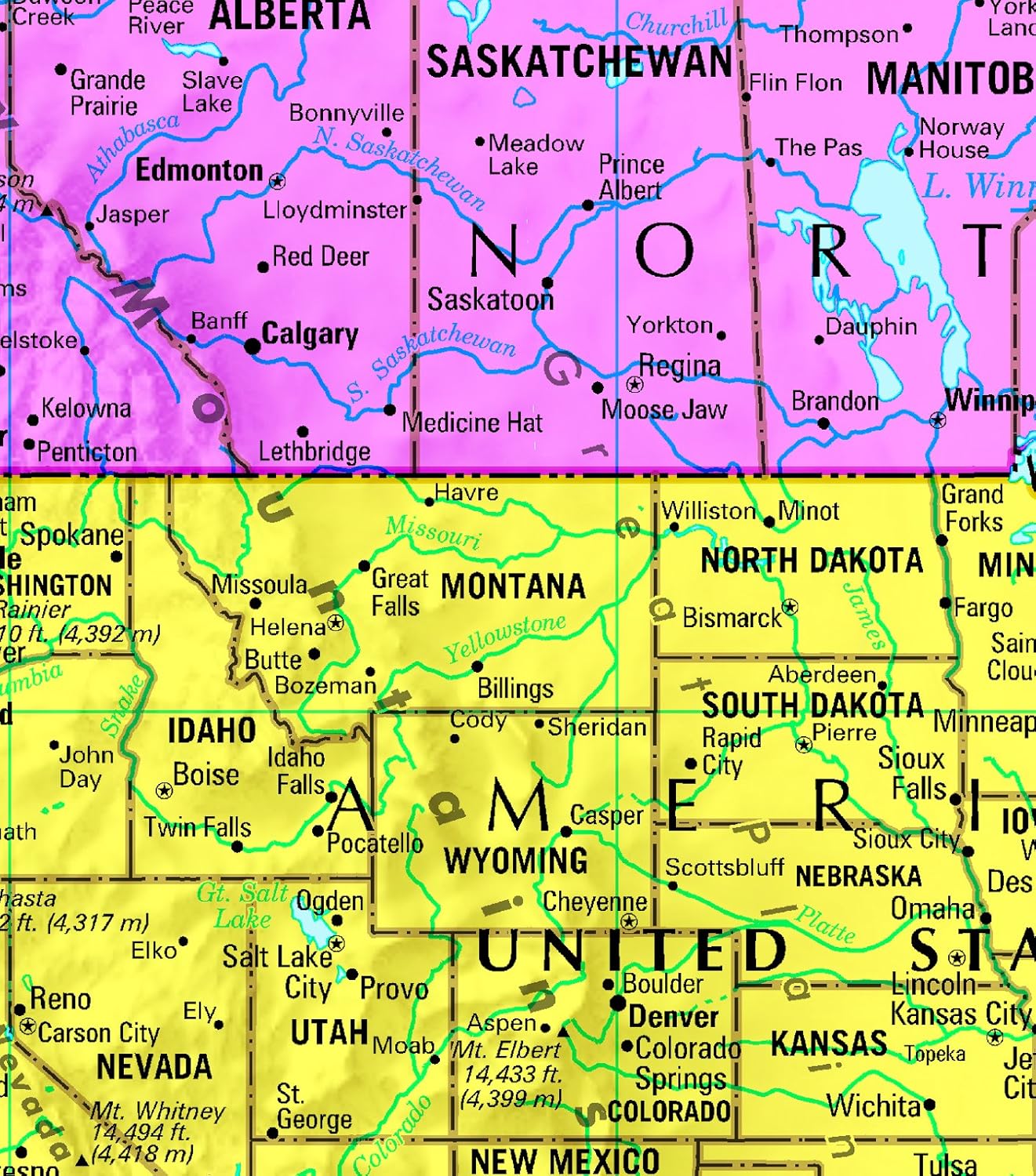 CoolOwlMaps World Wall Map Political with Flags Sri Lanka | Ubuy