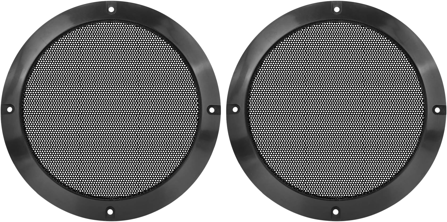 Amazon.com: X AUTOHAUX 2pcs 6.5 Inch Metal Glossy Audio Speaker Cover ...