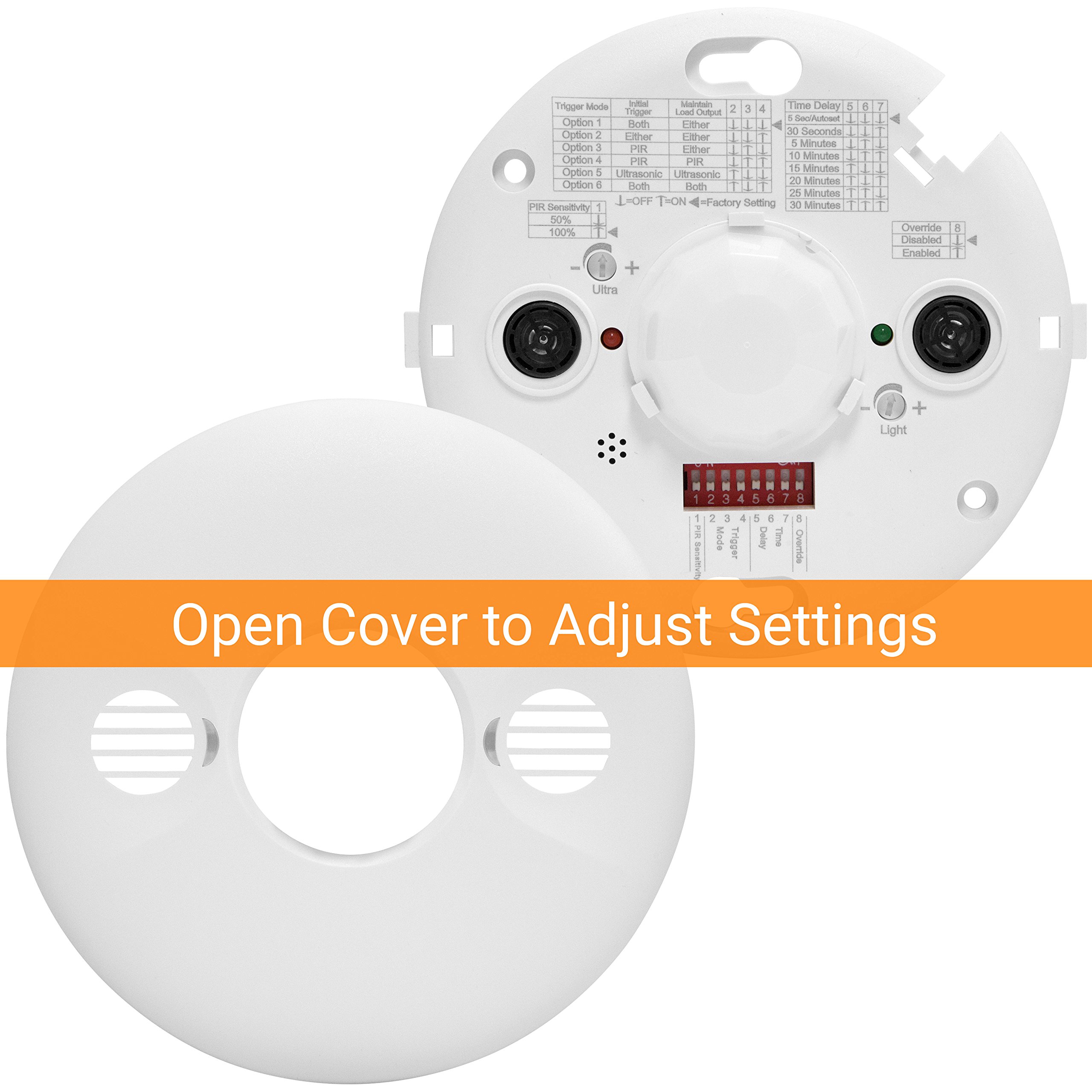 Snapklik.com : ENERLITES - MDC-50L-Stickered Ultrasonic And PIR Dual ...