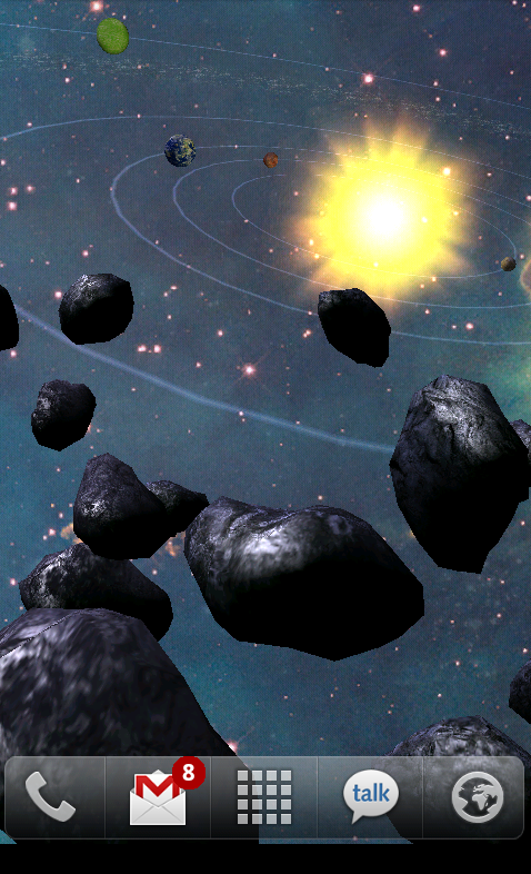 Asteroid Belt Live Wallpaper - App on Amazon Appstore