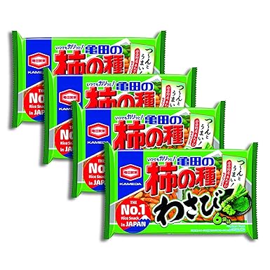 Amazon.com: Kameda Seika Kakinotane Rice Cracker with Peanuts Wasabi ...