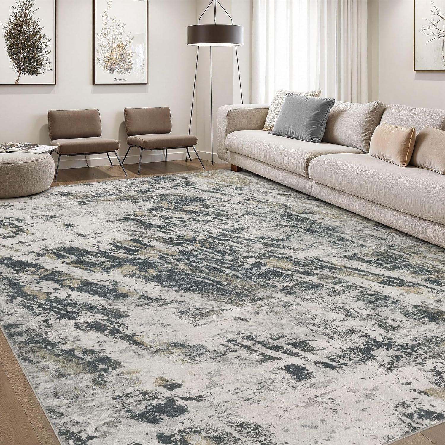 Amazon.com: DMOYEST Area Rug Living Room Rugs - 6x9 Large Soft Indoor ...