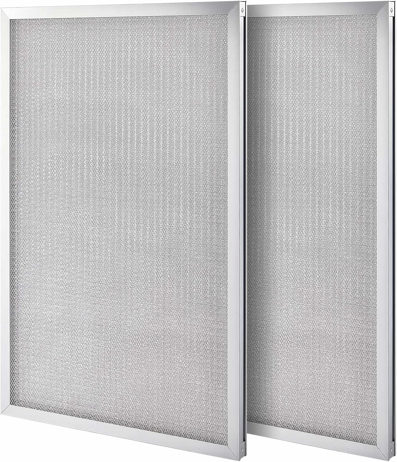 Hicarer 2 Pcs 16 x 25 x 1 Inch Furnace Filter Aluminum Reusable ...