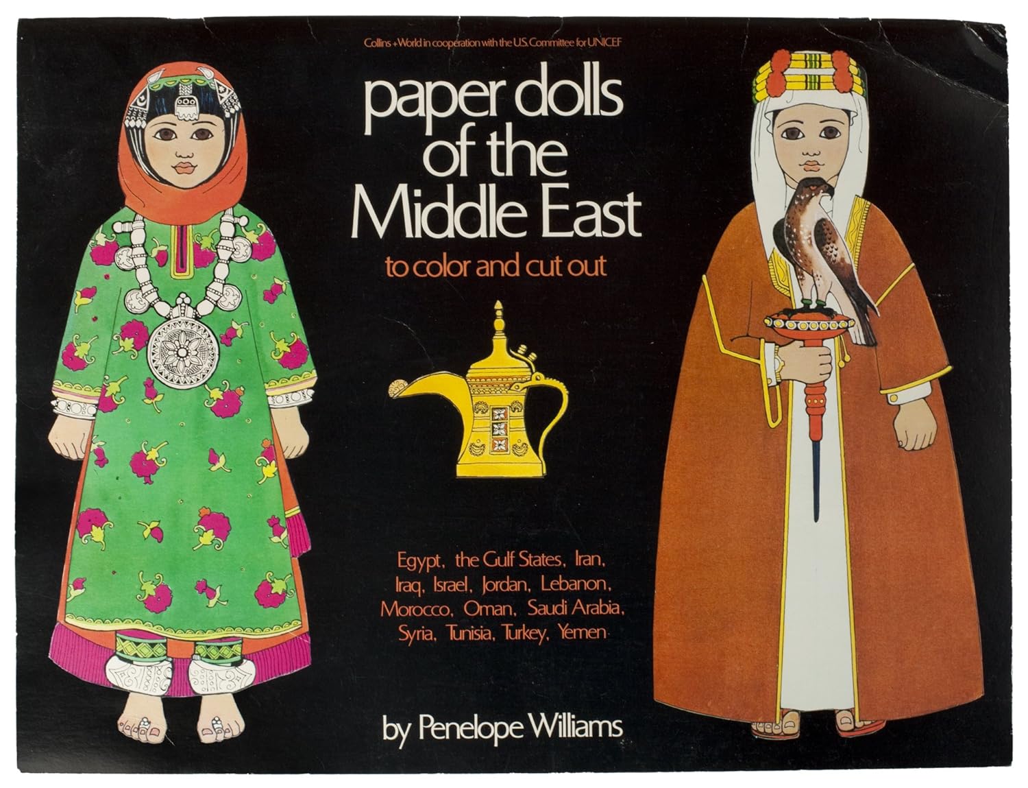 Paperdolls of the Middle East to color and cut out: [Egypt, the Gulf ...
