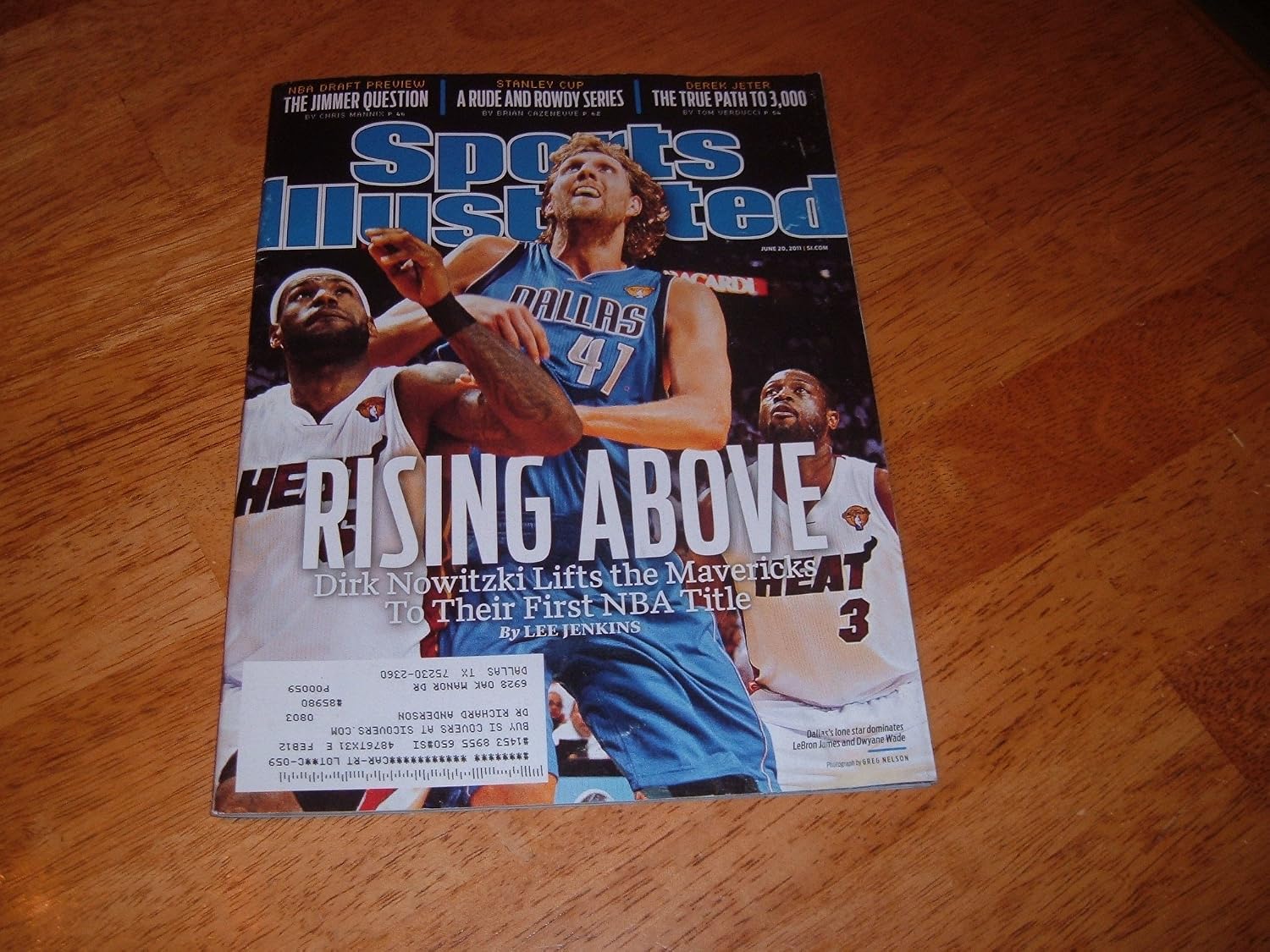 Dirk Nowitzki & Dallas Mavericks Win 2011 NBA Championship-Sports ...