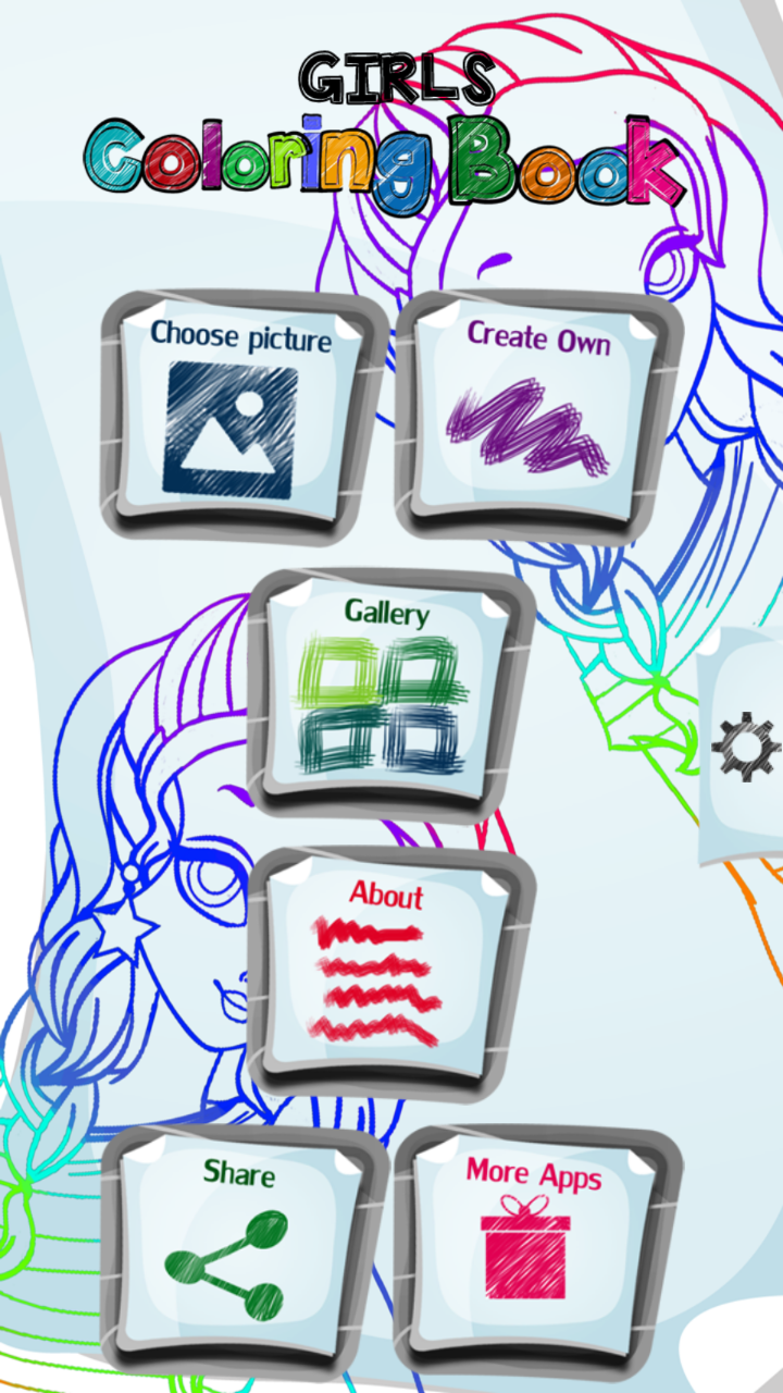 Girls Coloring Book - App on Amazon Appstore