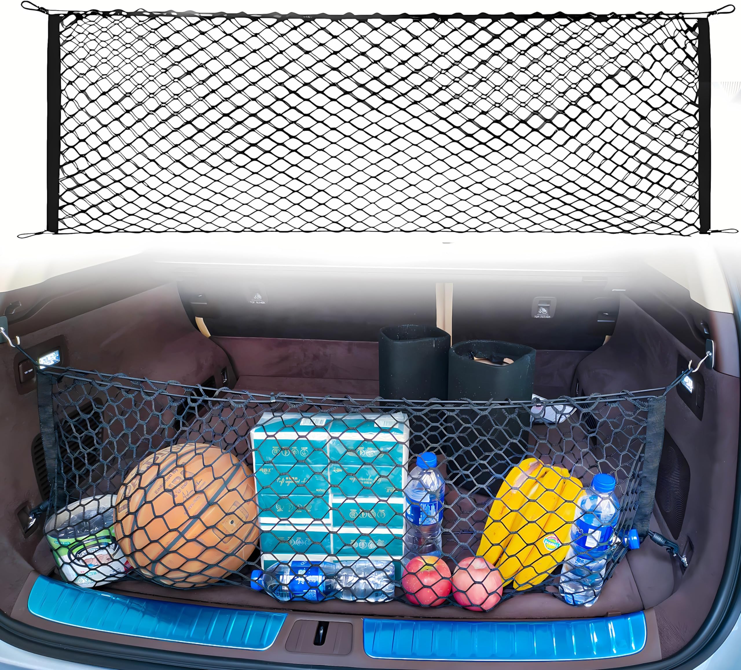 Amazon.com: Floor Style Trunk Cargo Net for Ford Explorer 2011 12 13 14 ...